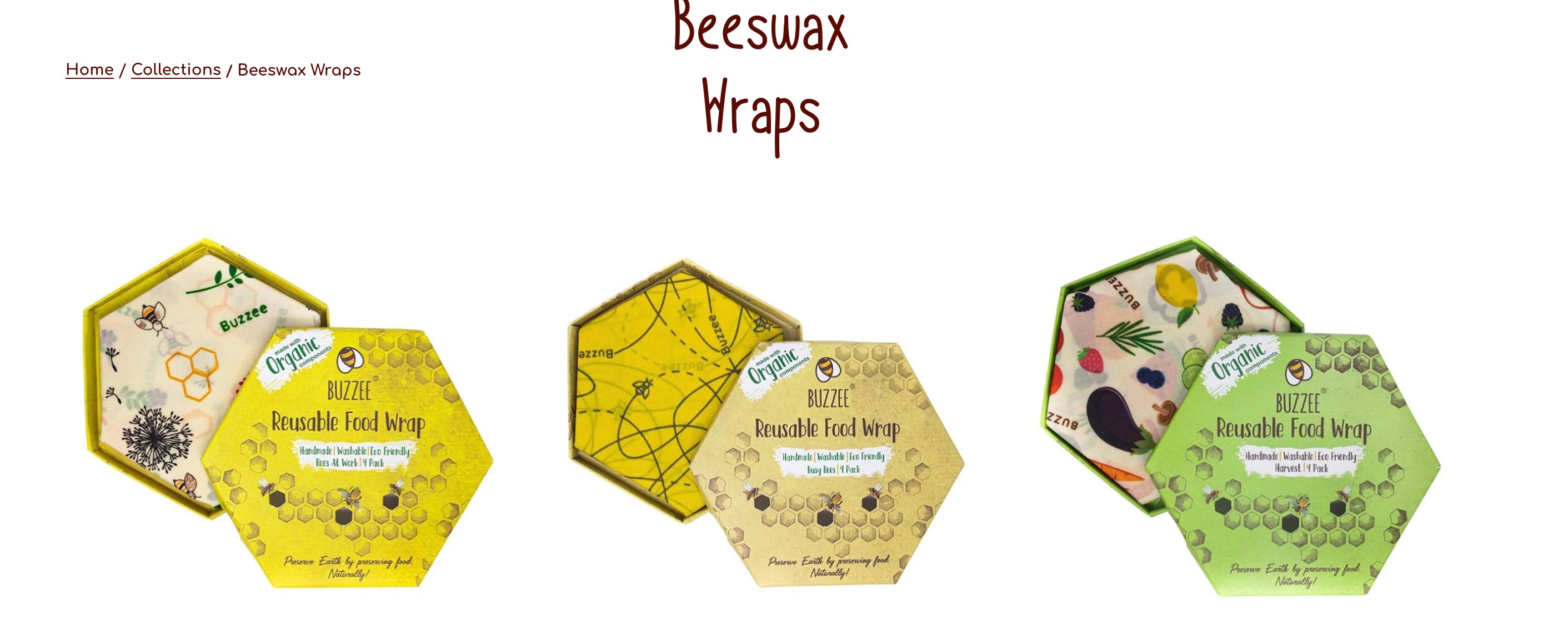Beeswax Wraps – Buzzee