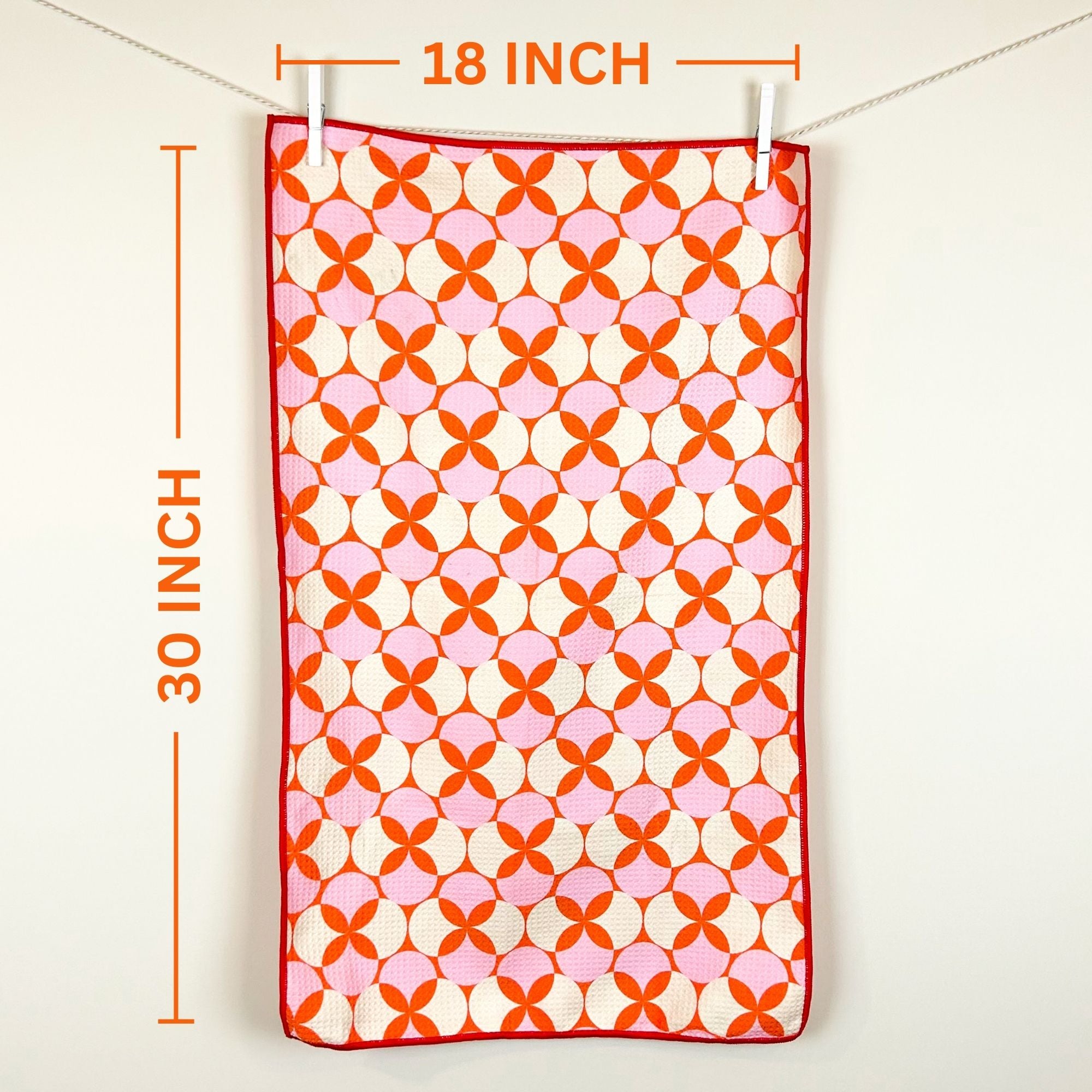 Retro Pink - Kitchen Dish Towel & Hand towel – Buzzee