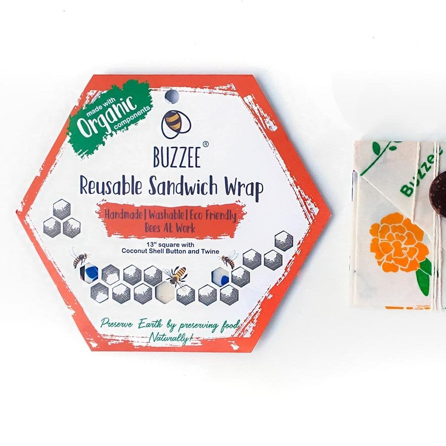 Buzzee Reusable Sandwich Wrap