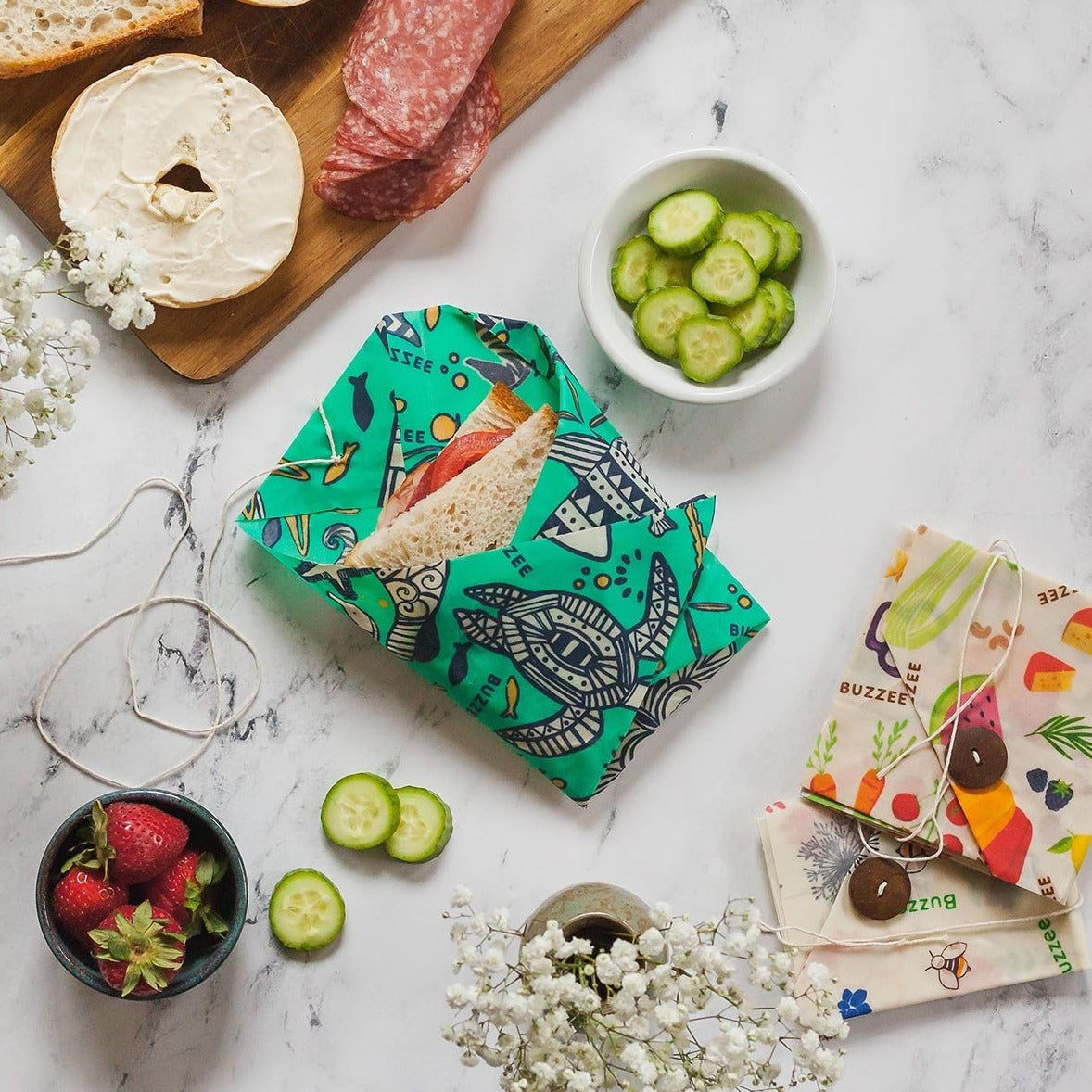 Buzzee Reusable Sandwich Wrap