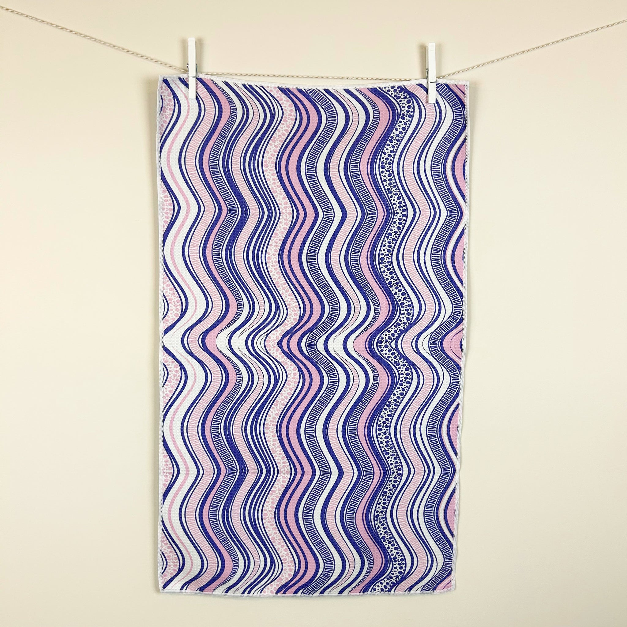 Waves - Kitchen Tea Towel & Hand towel – Buzzee